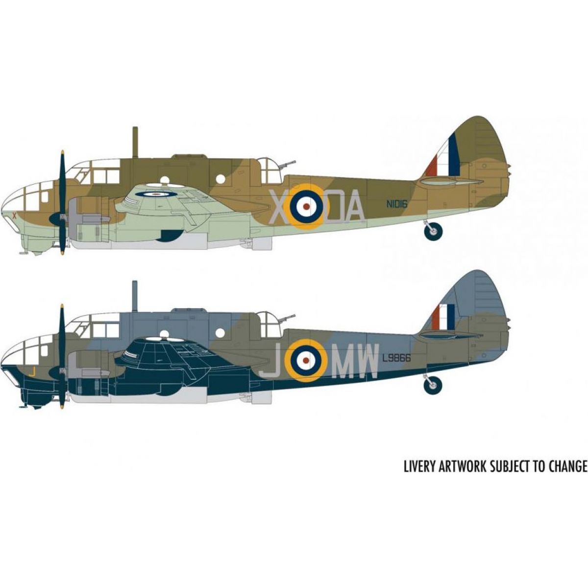 Airfix Classic Kit letadlo A04021 Bristol Beaufort Mk.1 | 4KIDS.cz
