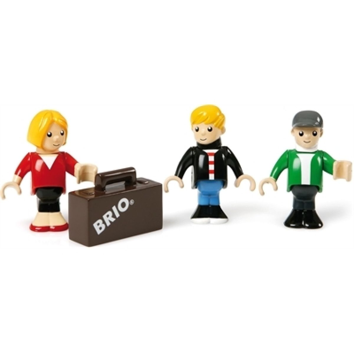Brio 33519 - Figurky - maminka, tatínek a syn s kufrem | 4KIDS.cz