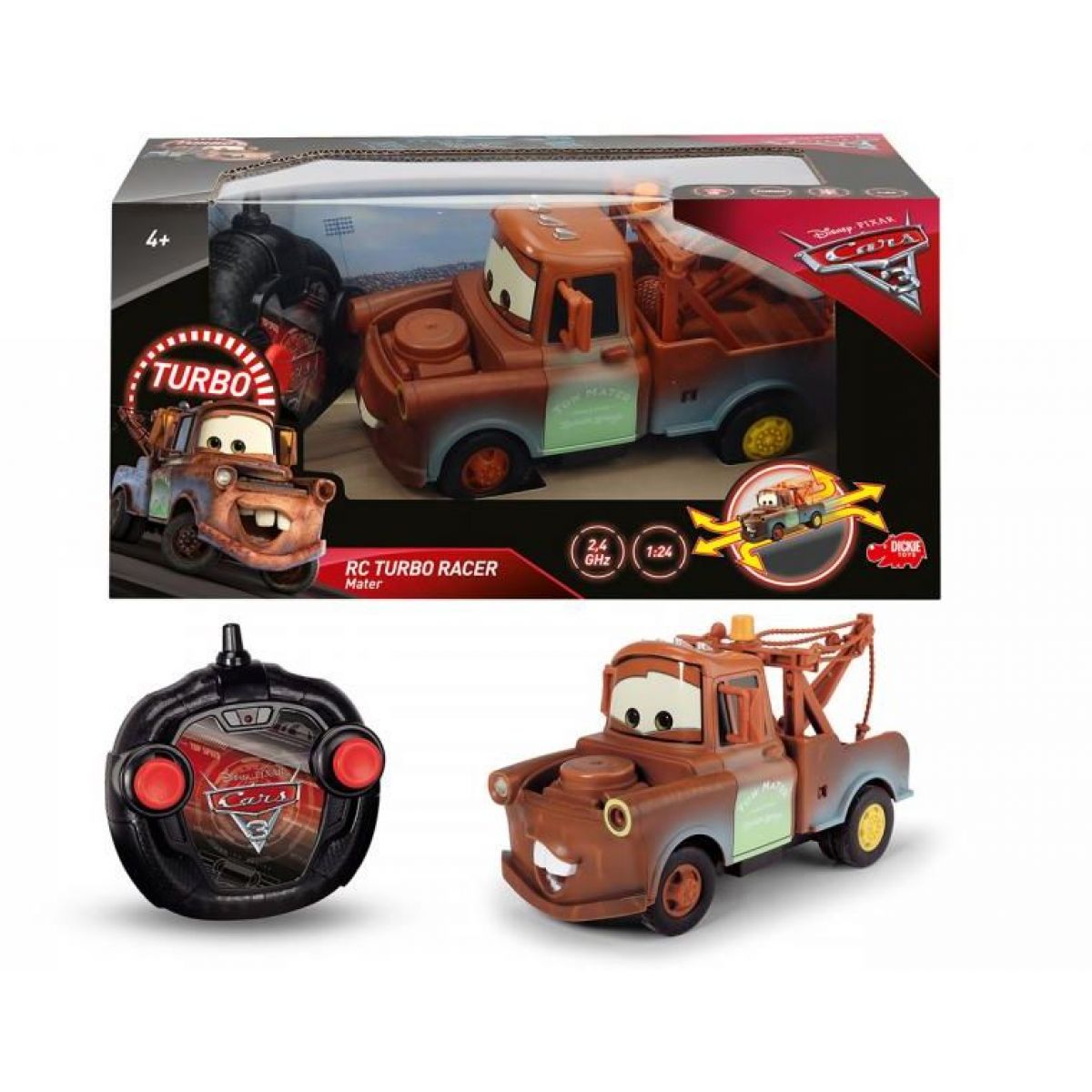 Dickie RC Cars 3 Turbo Racer Burák | 4KIDS.cz