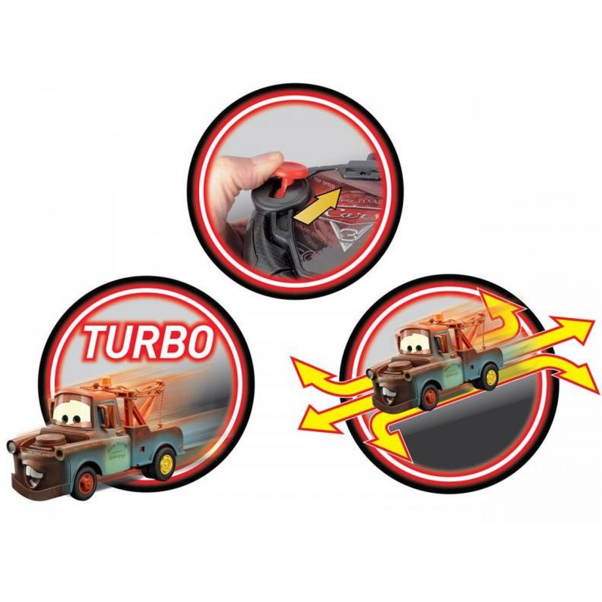 Dickie RC Cars 3 Turbo Racer Burák | 4KIDS.cz