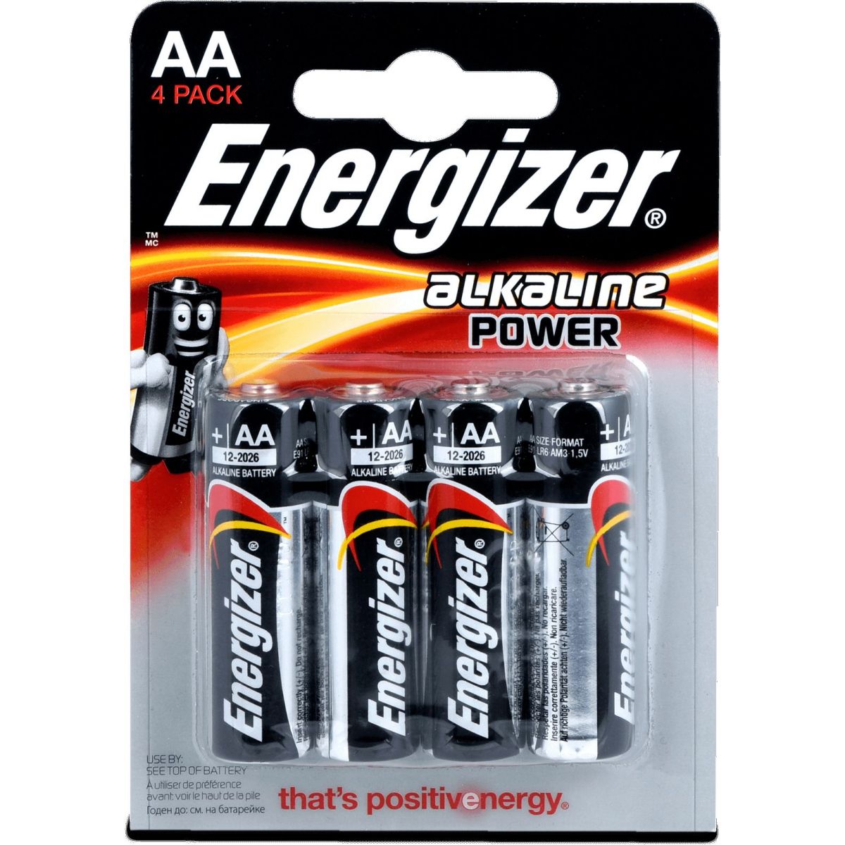 Energizer Alkaline Power AA 4pack | 4kids - Shop Roku