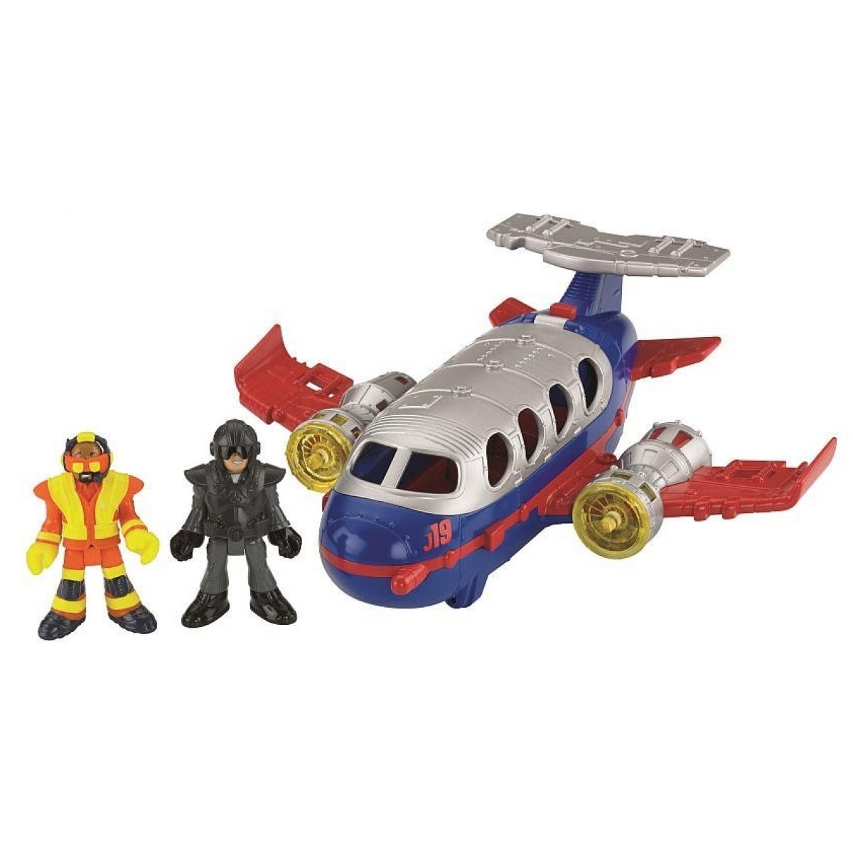 FISHER PRICE BDY50 Imaginext Sky Racers Luxusní Jumbo Jet | 4KIDS.cz