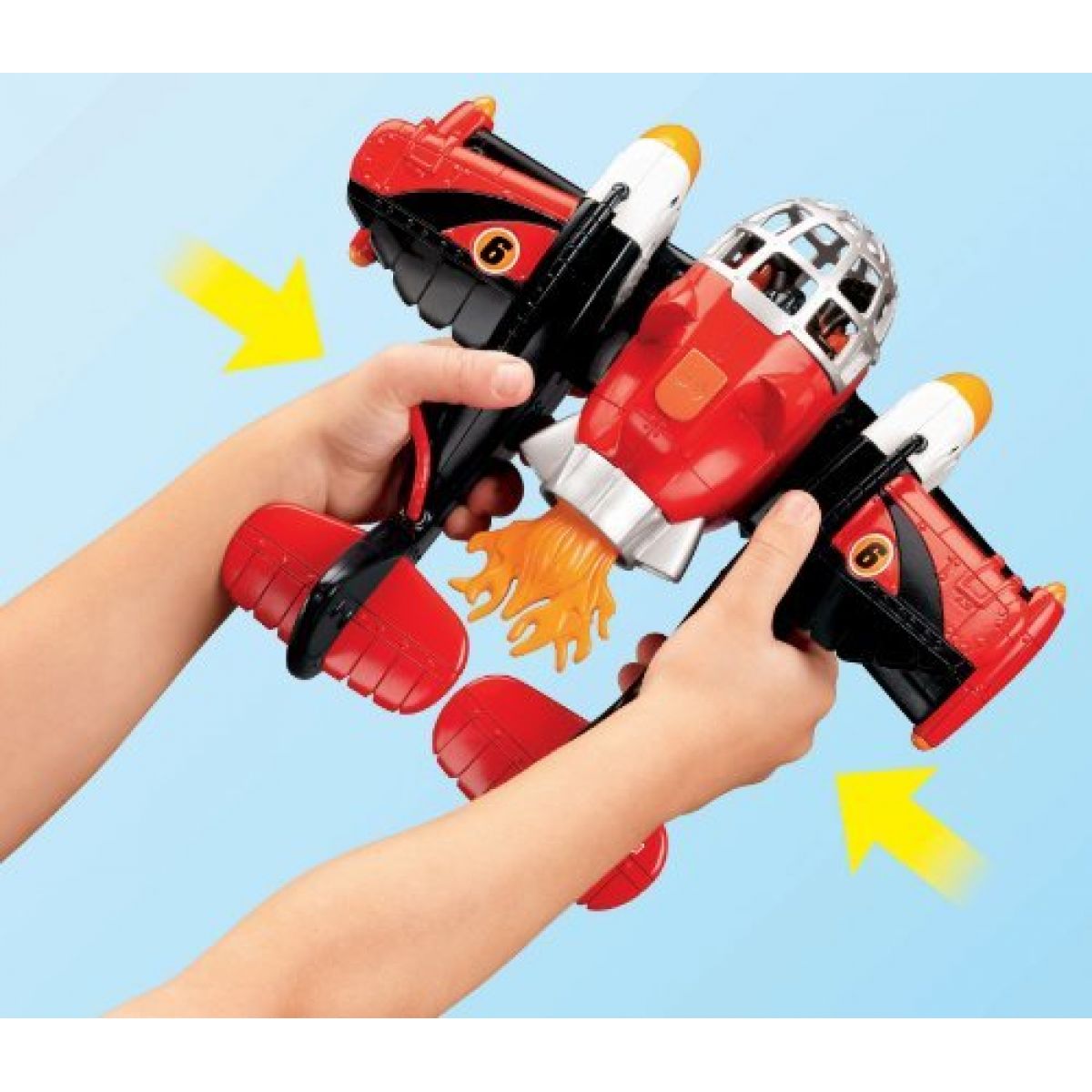 Imaginext Sky Racers Velké letadlo Fisher Price T5120 | 4KIDS.cz