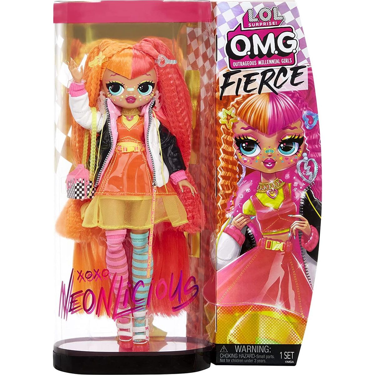 L.O.L. Surprise! OMG Divoká velká ségra Neonlicious - Poškozený obal ...