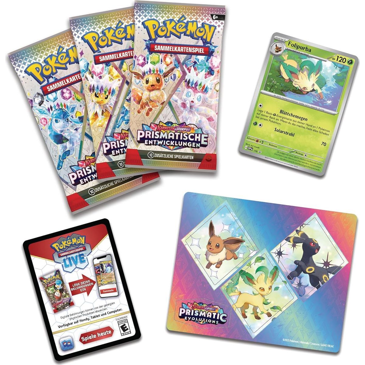 Pokémon TCG: SV8.5 Prismatic Evolutions - Tech Sticker Collection ...