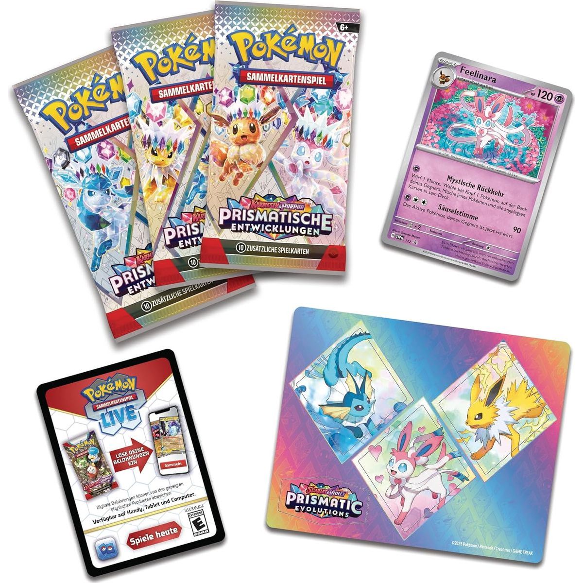 Pokémon TCG: SV8.5 Prismatic Evolutions - Tech Sticker Collection ...