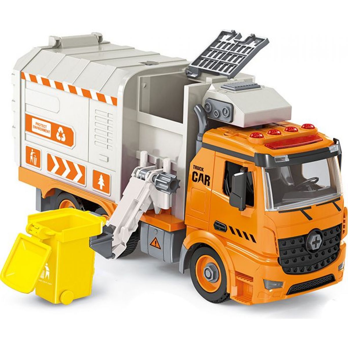 Rappa Šroubovací popelářské auto se zvukem a světlem | 4KIDS.cz