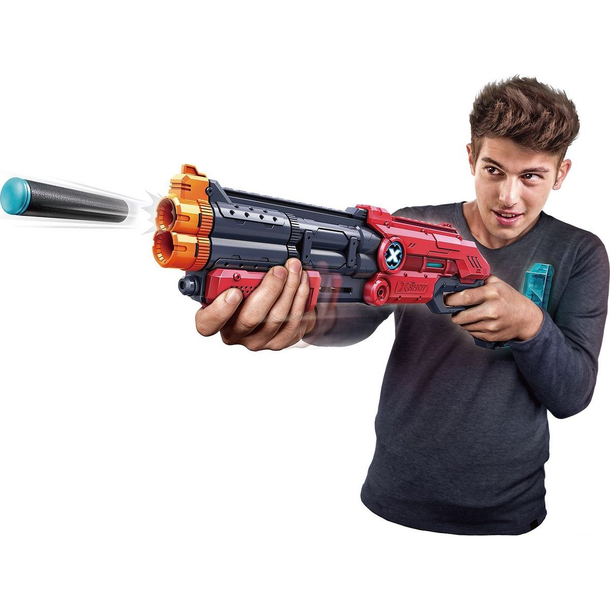 Epee X-Shot Excel Vigilante 24 nábojů Červeno-černá | 4KIDS.cz
