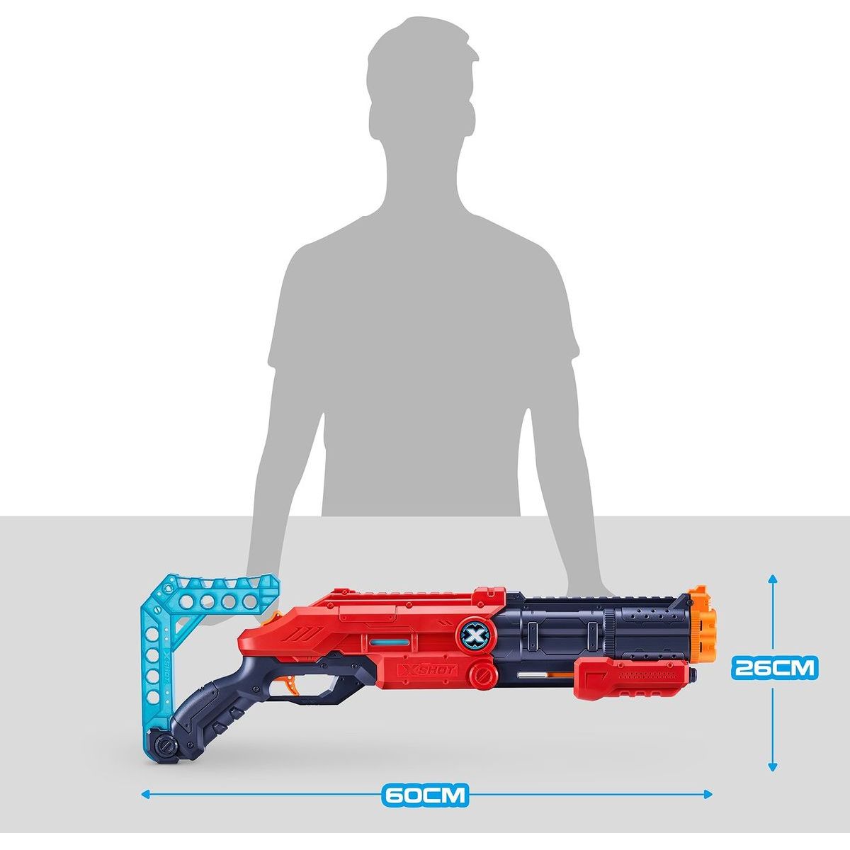 Epee X-Shot Excel Vigilante 24 nábojů Červeno-černá | 4KIDS.cz